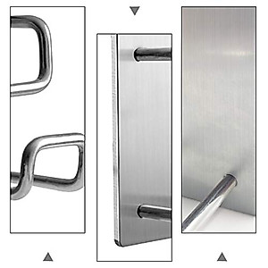 DOITOOL Adhesive Hook Rope Towel Hanger Washbasin Hook Stainless Steel Robe Towel Hook for Home Kitchen Bathroom