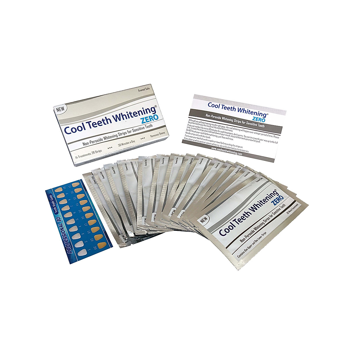 Teeth Whitening Strips Natural Teeth Strips for Sensitive Teeth White Strips for Teeth Whitening No Peroxide No Bleach