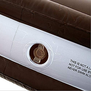 Gcxzb Swimming Ring Chocolate Sandwich Sandwich Floating Row Swimming Ring, Swimming Pool Float Inflatable Toy Adult & Child Floating Bed Water Recreation Chair