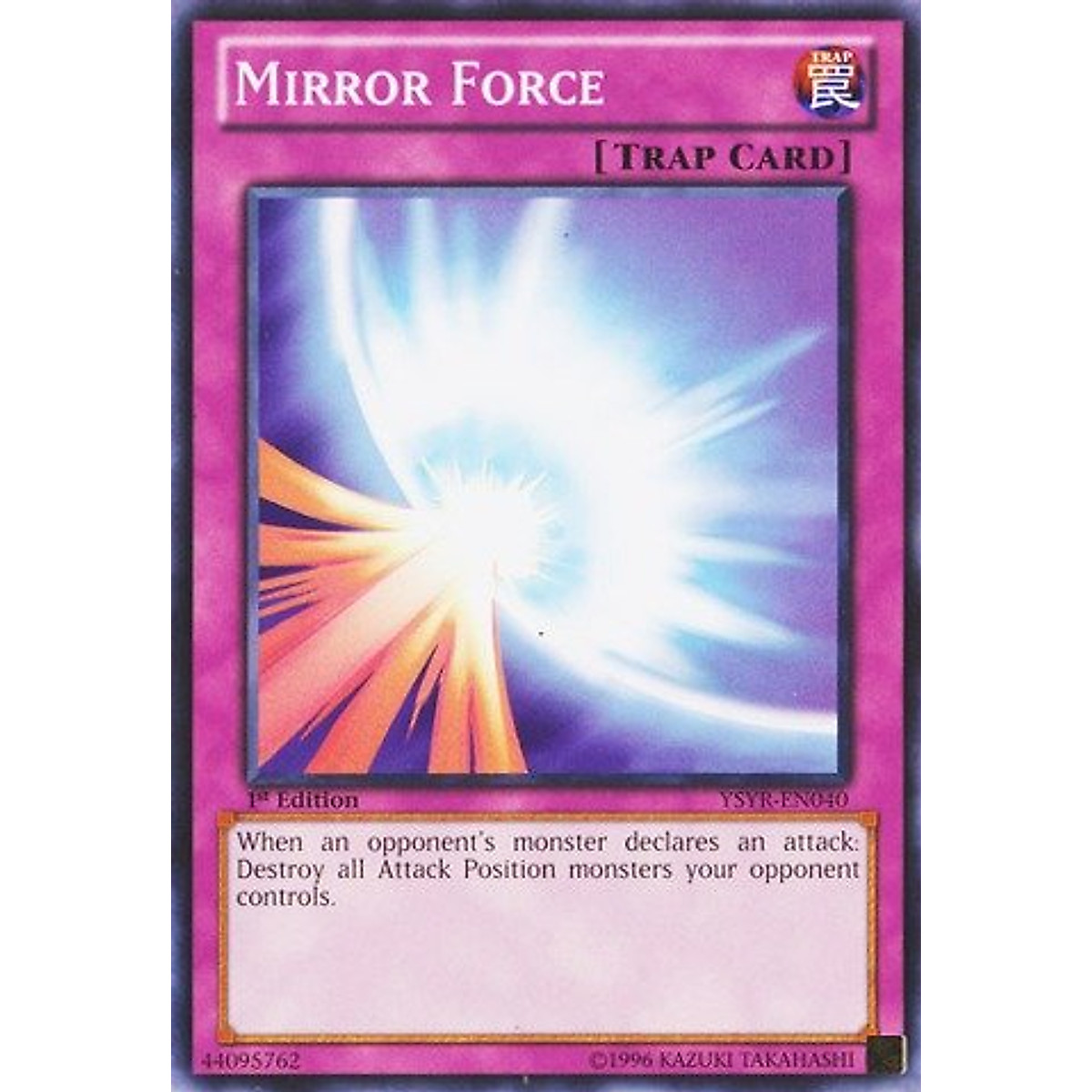 Yu-Gi-Oh! - Mirror Force (YSYR-EN040) - Starter Deck: Yugi Reloaded - 1st Edition - Common