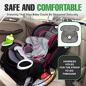 Child Car Seat Saver Waterproof Liner by Lebogner - 100% Leak Free Pad for Baby Stroller, Piddle Pad for Potty Training Toddlers, Car Seat Liner with Anti Slip Vinyl Backing