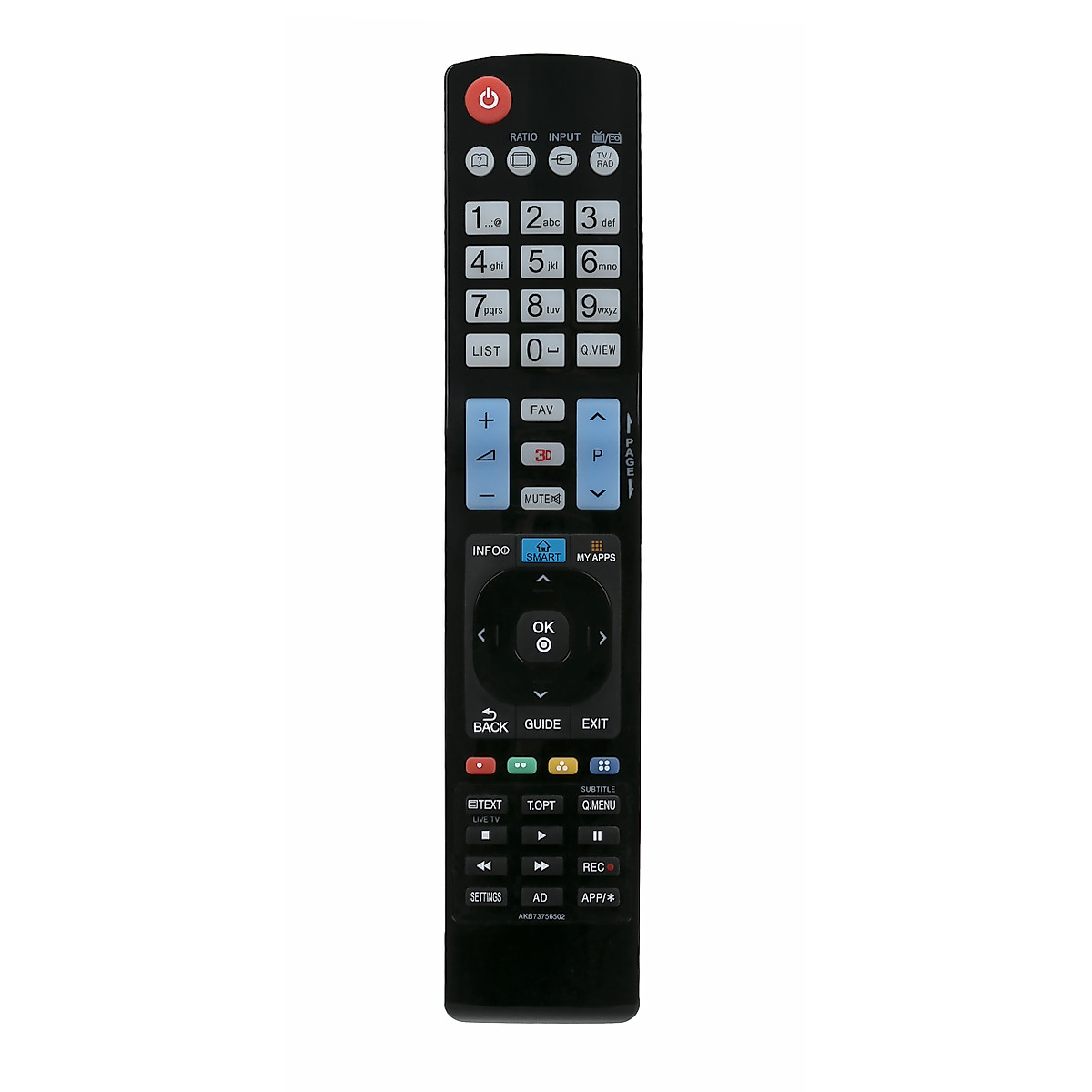 AKB73756502 Substitute for AKB73756567 AKB73756542 Replace Remote Control for LG LED TV32LA620V 42LA620S