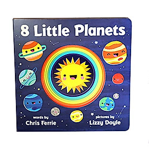 8 Little Planets: A Solar System Book for Kids with Unique Planet Cutouts