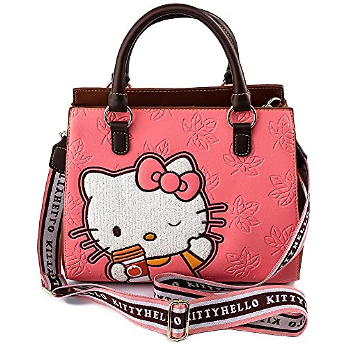 Loungefly Hello Kitty Pumpkin Spice Latte Wave Cross Body Bag
