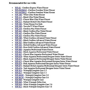 Waterpik Genuine Plaque Seeker Replacement Tips, Water Flosser Tip Replacement, Basic,2 Count(Pack of 1)