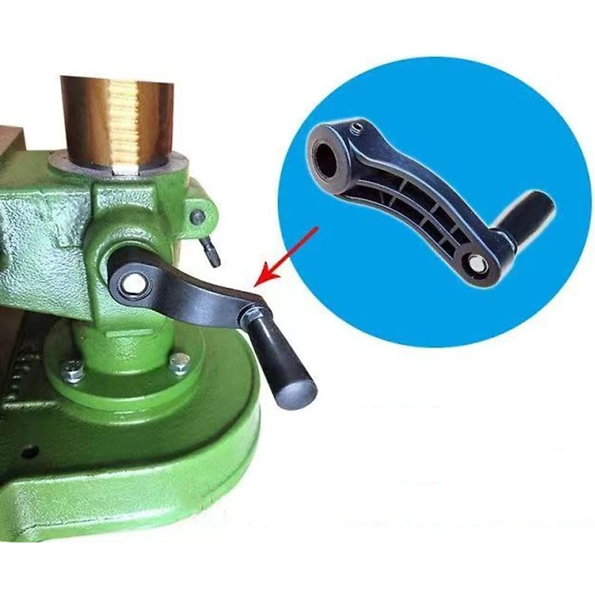 JYLM Craftsman 10601009A1 Drill Press Crank Handle for Craftsman,Jet Genuine Original Equipment Manufacturer (OEM) Part