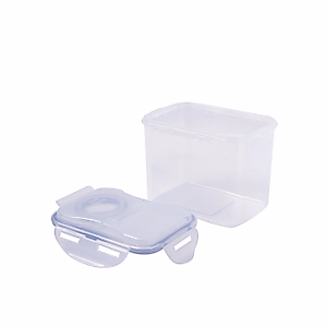Lock&Lock 33.8-Fluid Ounce Rectangular Food Container with Flip Lid, Tall, 4.1-Cup