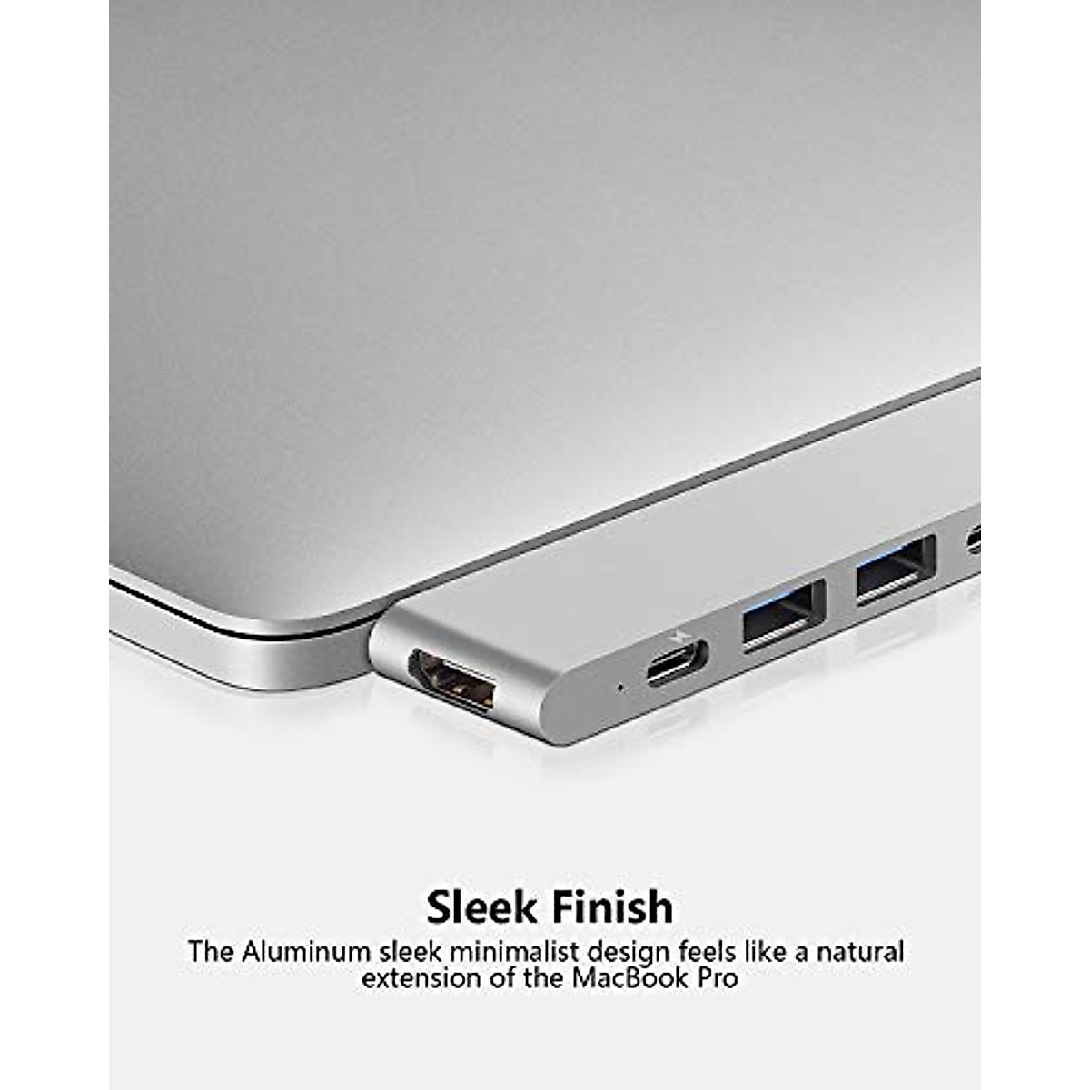 Purgo USB C Hub for MacBook Pro 13 M2 Air 2022/2021-2018, MacBook Adapter with 4K HDMI, 100W PD, 40Gbps TB3 5K@60Hz, USB-C, 2 USB 3.0 and SD/Micro Card Readers