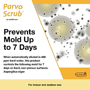 Jani-Source ParvoScrub RTU: Veterinary Disinfectant & Kennel Cleaner, 1 Quart (3-Pack)