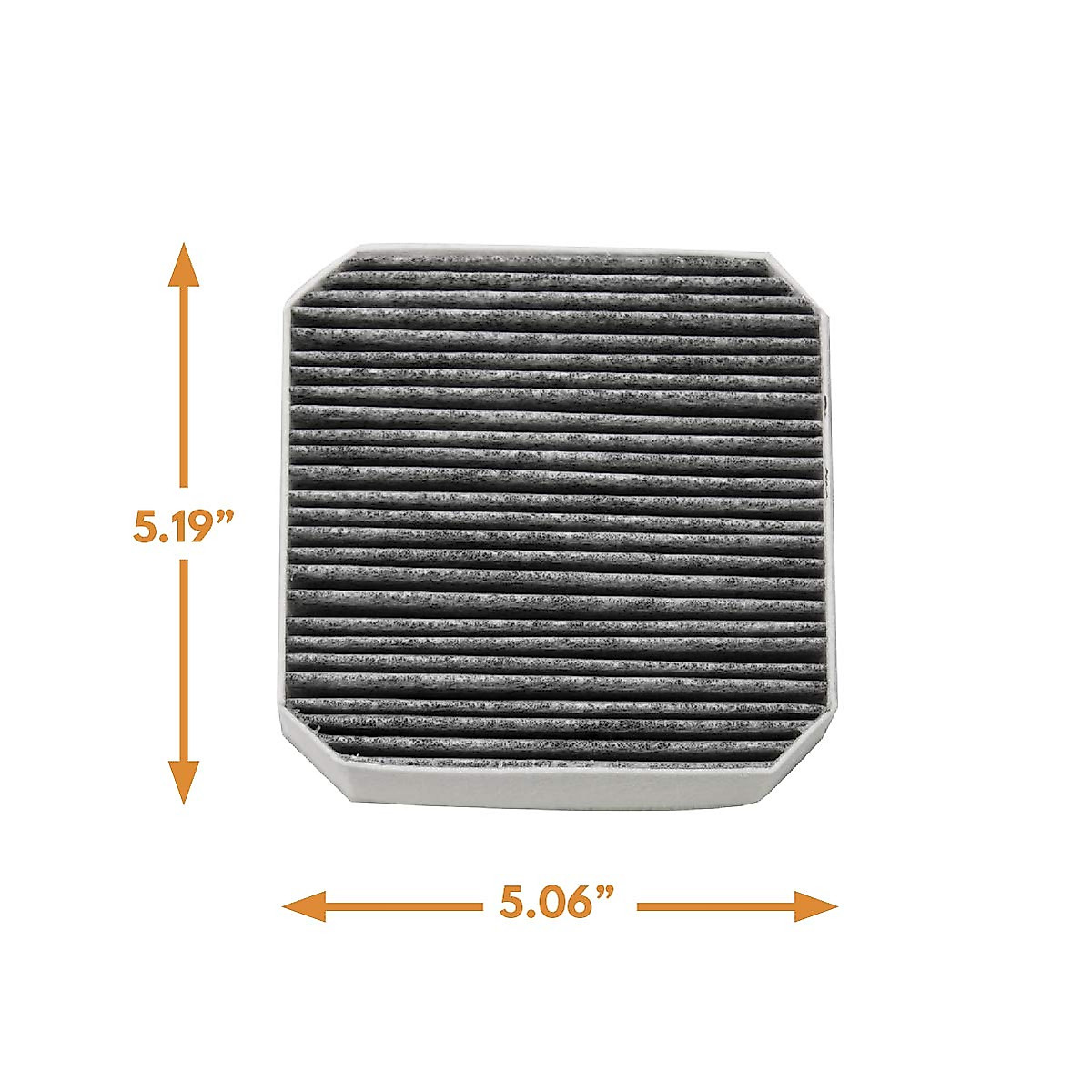 Filter-Monster Carbon Replacement Compatible with Molekule Pre-Filter for Molekule Air Purifier, 2 Pack