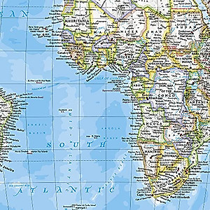 National Geographic World Map (folded with flags and facts) (National Geographic Reference Map)