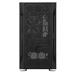 SilverStone Technology FARA H1M Tempered Glass, Black, Mid-Tower Micro-ATX Case with Mini-DTX and Mini-ITX Support, SST-FAH1MB-G