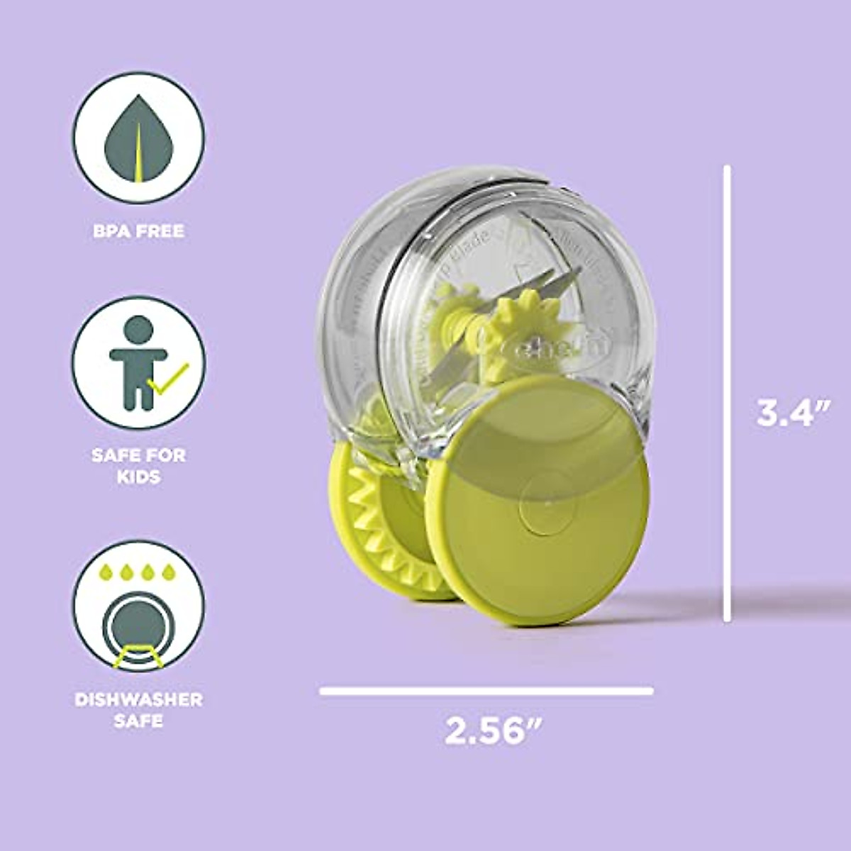 Chef'n Garliczoom Garlic Chopper, One Size, Green