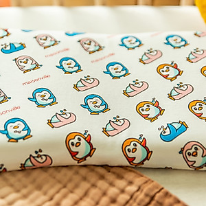 Memory Foam Toddler Pillow for Kids – 2x Cute Pillowcases for Comfort, Support & Convenience – Hypoallergenic, Breathable, Oeko-Tex Certified, Eco-Friendly – Make Bedtime a Playful Journey