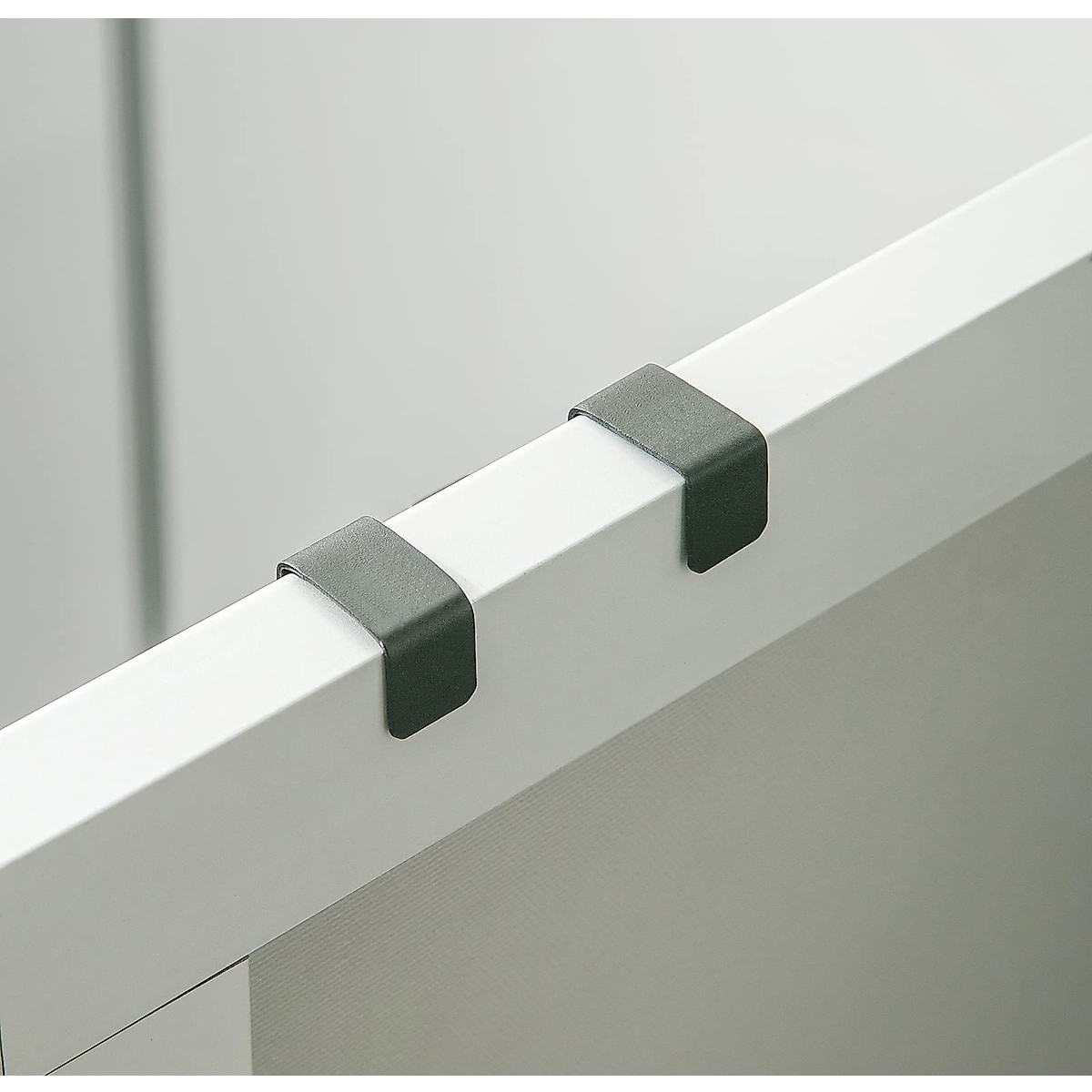 eywlwaar Over The Cabinet Door Single Hooks 5 Pack (Black)