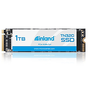 INLAND TN320 1TB NVMe M.2 PCIe Gen3x4 2280 Internal Solid State Drive SSD - Up to 2000 MB/s, 3D NAND, Storage and Memory for Laptop & PC Desktop