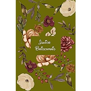 junior bridesmaid notes: Junior Bridesmaid Notes Wedding Notebook perfect for taking wedding notes for girls