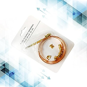 YUELER Oven Thermocouple Controller Probe Stove Cooker Heater Fireplaces Temperature Sensors with 5pcs Fixed Part