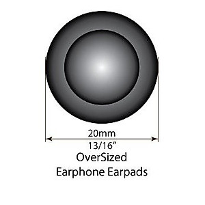 20mm (Large Earbud Size) Foam Earpads - Bag of 20
