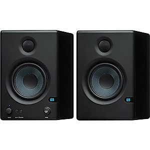 PreSonus Eris E.45 HD 2-Way 4.5" Nearfield Monitors, 70Hz-20kHz Frequency Response, 10kOhm Input Impedance, 2x Balanced 1/4" TRS, 2x Unbalanced RCA, Pair