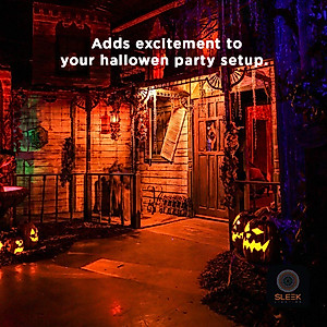 SLEEKLIGHTING 23 Watt T2 Orange Light Spiral CFL Light Bulb, UL Approved-, E26 Medium Base-Energy Saver (Pack of 4)