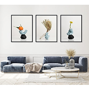 ELSKER&HOME 16x20 Frames, 16x20 Picture Frames 3 Pack for Wall,Picture Poster Frame Black for Horizontal or Vertical Wall Mounting, Sturdy and Scratch-proof