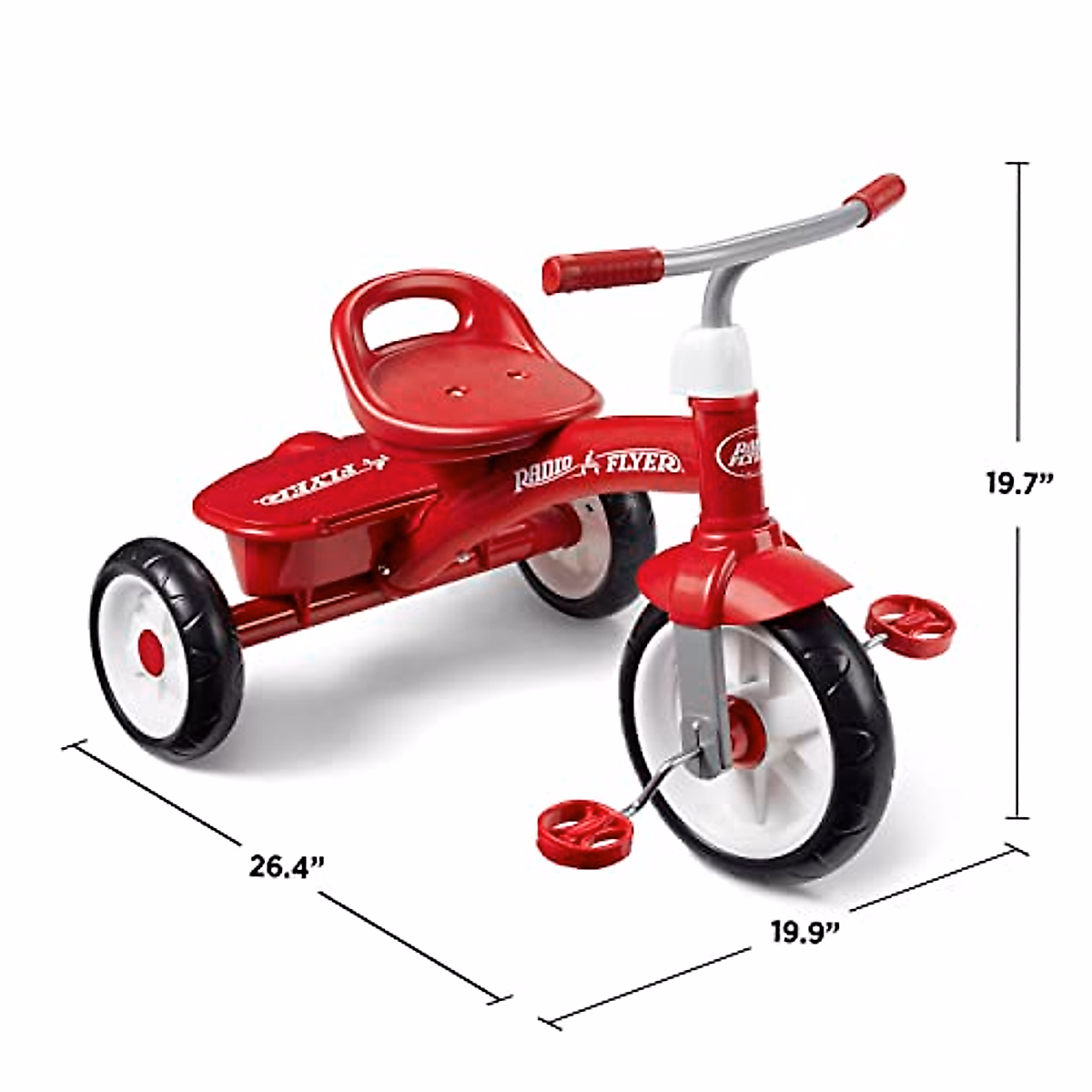 Radio Flyer Red Rider Trike, Outdoor Toddler Tricycle, For Ages 2.5-5 (Amazon Exclusive)
