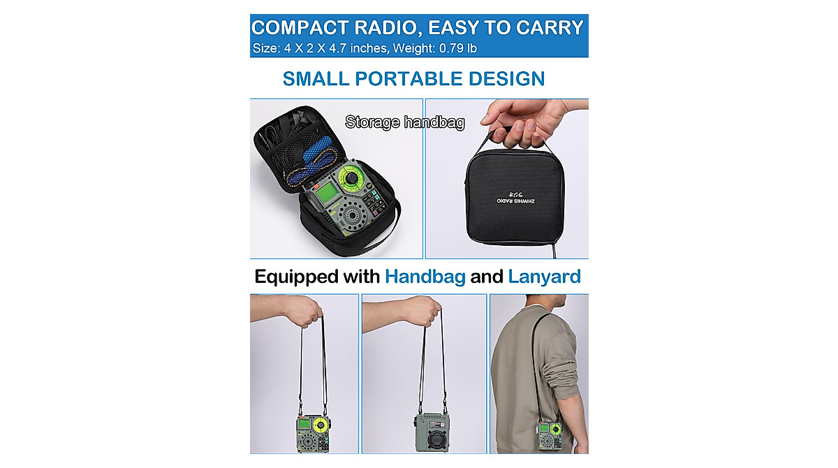 ZHIWHIS ZWS-A320: Portable Bluetooth Radio with High Quality