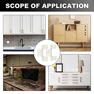 Three Leaf Non-Mortised Hinge for Mobile Home & RV Interior 6 Packa White Door Hinges with Screws