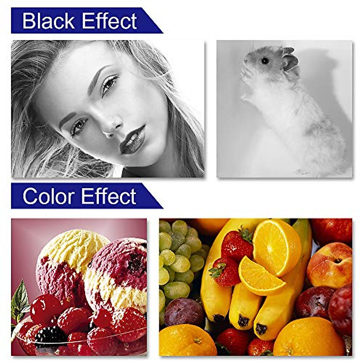 BSTINK Remanufactured Ink Cartridge Replacement for HP 63XL 63 XL Compatible with HP OfficeJet 3830 4650 5255 Envy 4520 4512 4516 Deskjet 1112 3630 3634 3639 3632 2132 Printer,2 Black