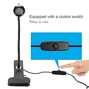 Zopsc USB 3W LED Phone Glue Curing Lamp,Portable Clamp Flexible 360 ° Desk Lamps,395 Wavelength,Plug and Play,for Repairing Phones,Fluorescent Agent Detection,Fluorescent Banknote