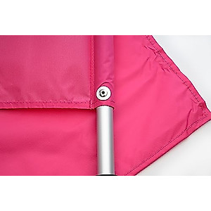 Tandem Sport Red Linesman Flags - Referee Flags with Wooden Handles - Volleyball Referee Flags, Soccer Referee Flags - Set of 2 with Carrying Bag