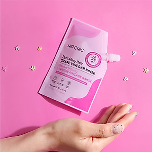 HIP CHIC That Shiny Hair Grape Vinegar Rinse [1 Count] Clarifying for Smooth and Fresh Hair,
