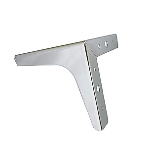 Hoowen Metal Sofa Legs - Replacement Straight Metal Furniture Feet for Sofa, Couch, Ottoman, Coffee Table,Set of 4 (Legs Only) (6)