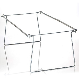 Officemate Hanging File Frame, 24-27, Letter Size, Steel, 4 Sets (91965)