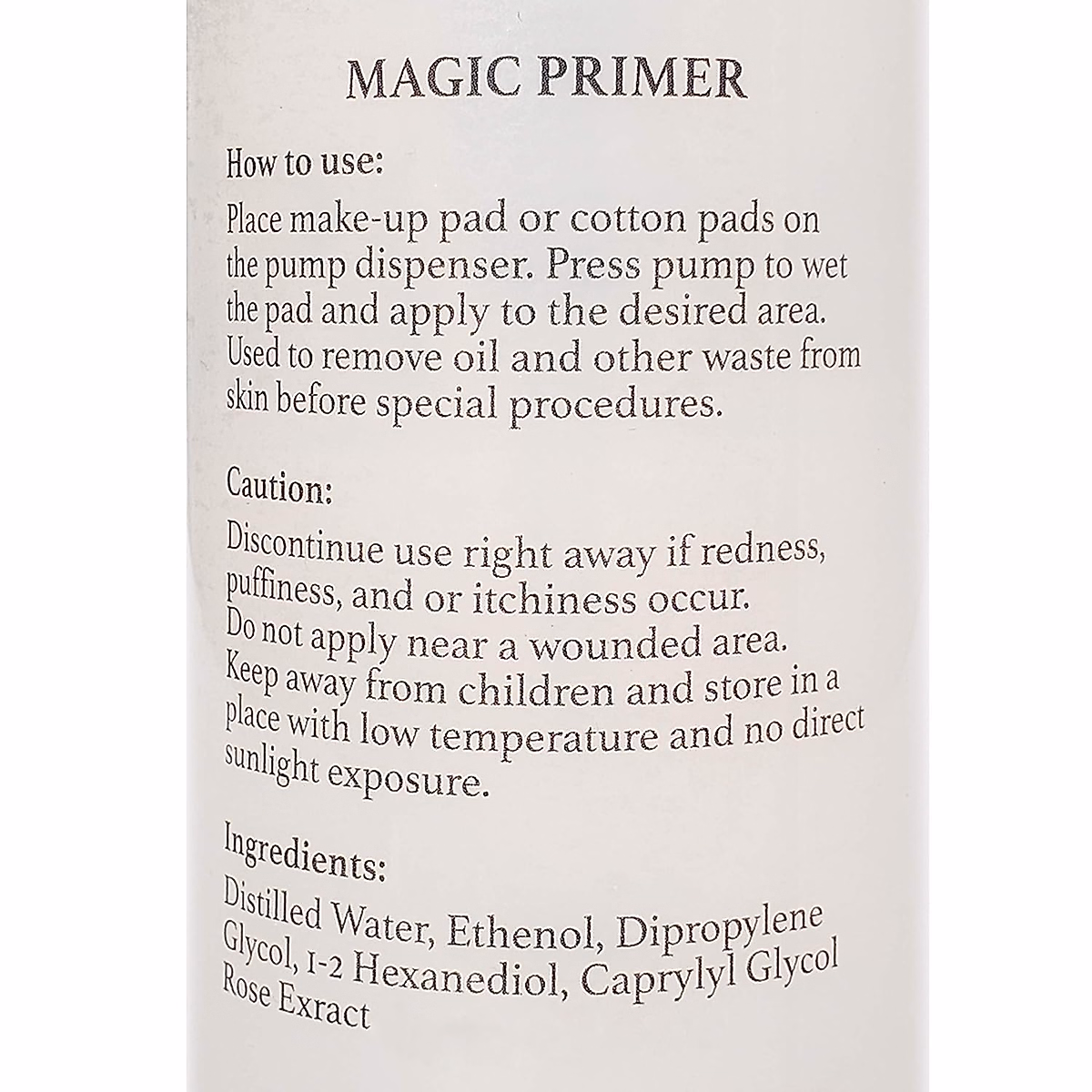 Amber Lash Magic Primer (6.0 fl.oz/180ml) Super Gentle Eyelash Extension Primer to Increases Adhesive Strength and Bonding Retention on Natural Lashes, Remove Makeup Residue, Oil, and dust from lashes