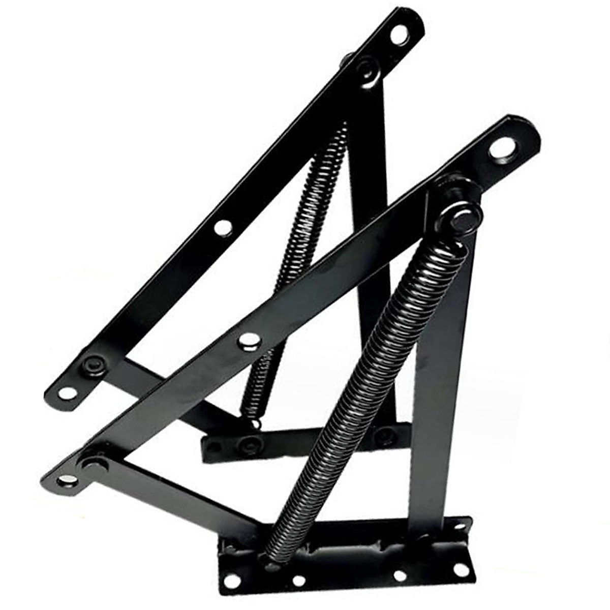 1 Pair of Bed Box Hinges, lid Hinge Sofa Bed Storage Lift Hinge Spring Mechanism for Storage Benches and beds with Bed Boxes, Sofa Bed Furniture