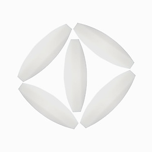 USA Lab Rare Earth Egg Shaped Magnetic Stirrer Bar with Teflon Coat Finish, 280°C High Temperatures Resistance Magnet Mixer Stir Bar for Physics, Chemistry and Biology Labs - 20mm x 64mm