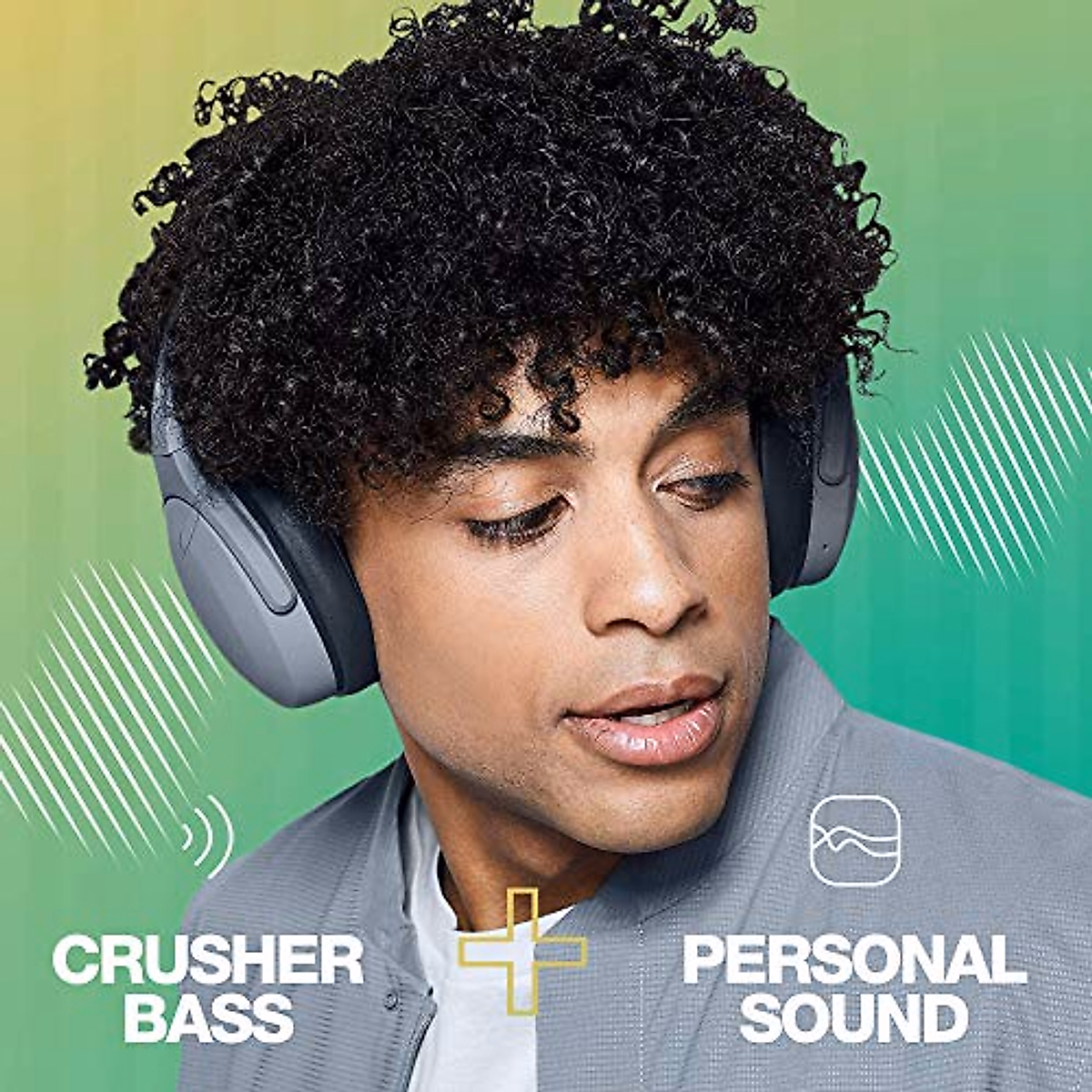 Skullcandy Crusher Evo Wireless Over-Ear Headphone - Chill Grey (Renewed)