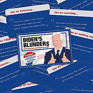 Bubblegum Stuff Biden's Blunders - The Card Game - Trivia Game - Family Games - Games for Family Games Night - Card Games for Adults and Teenagers