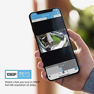 Amcrest Full HD 1080P 1920TVL Bullet Outdoor Security Camera (Quadbrid 4in1 HD-CVI/TVI/AHD/Analog), 2MP 1920x1080, 129° FOV, Black AMC1081BC28-B-V4