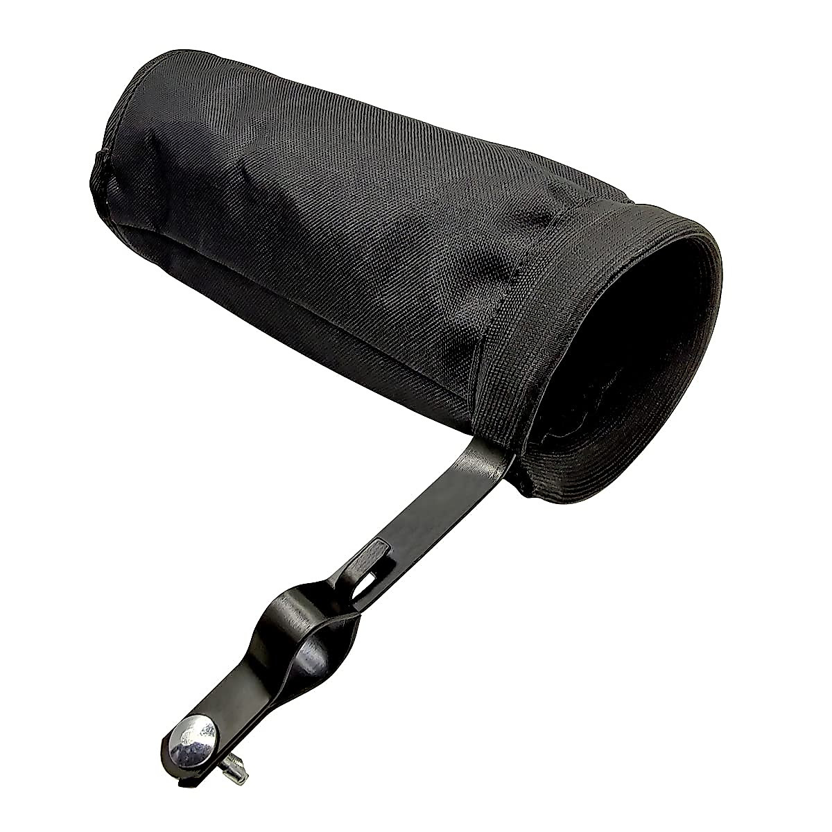 Drumstick Container Bag, Drum Stick Holder Drumstick Nylon Bag for Drum Set Clamp on Stick Holder Bag Container(black)
