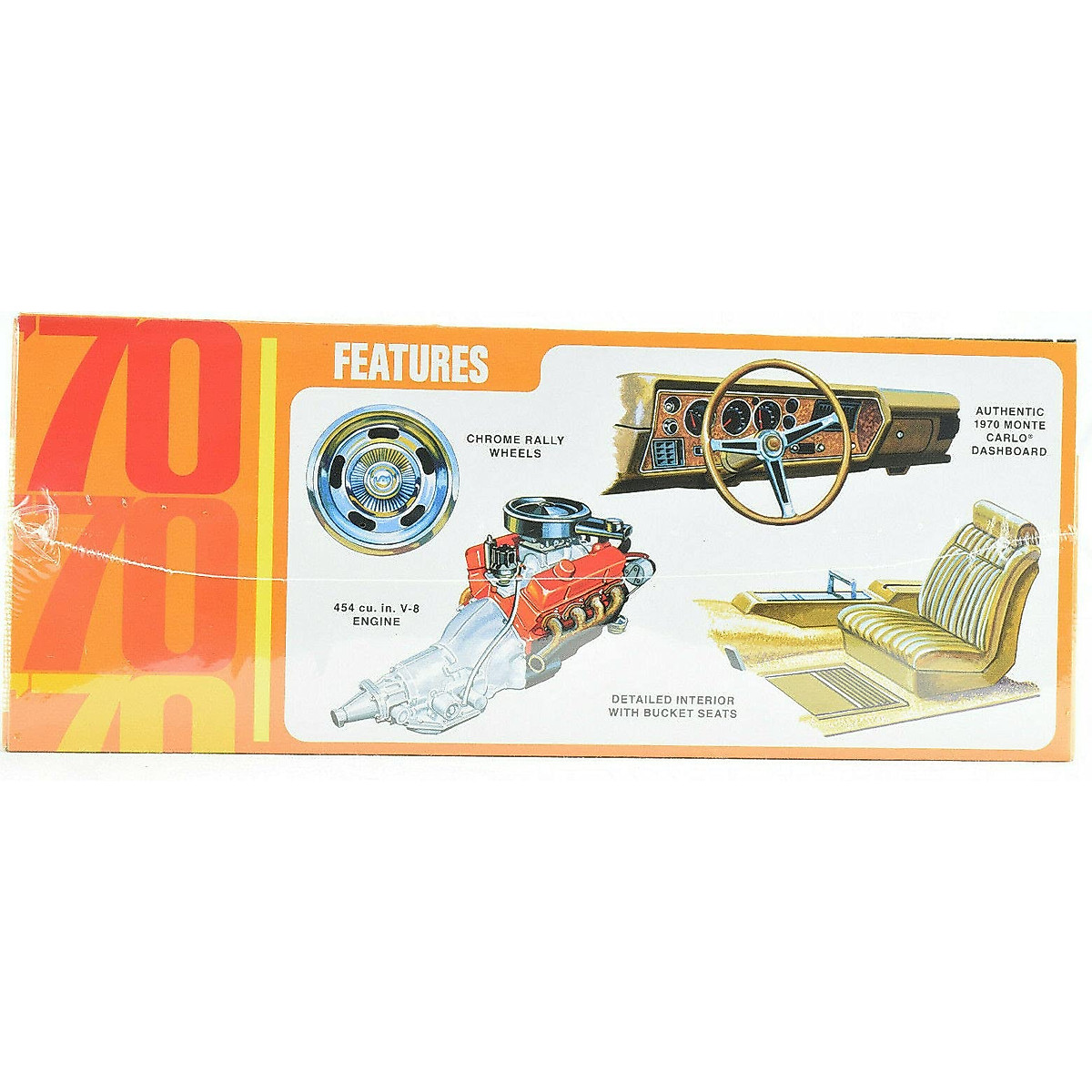 AMT/Premium Hobbies 1970 Chevy Monte Carlo SS 454 1:25 Scale Plastic Model Car Kit CP7771