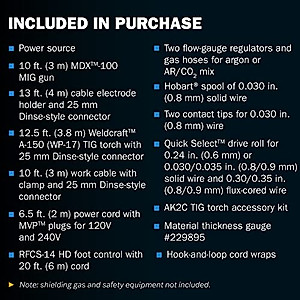 Miller Multimatic 220 AC/DC Multiprocess Welder, for 120/240-Volt Power Sources