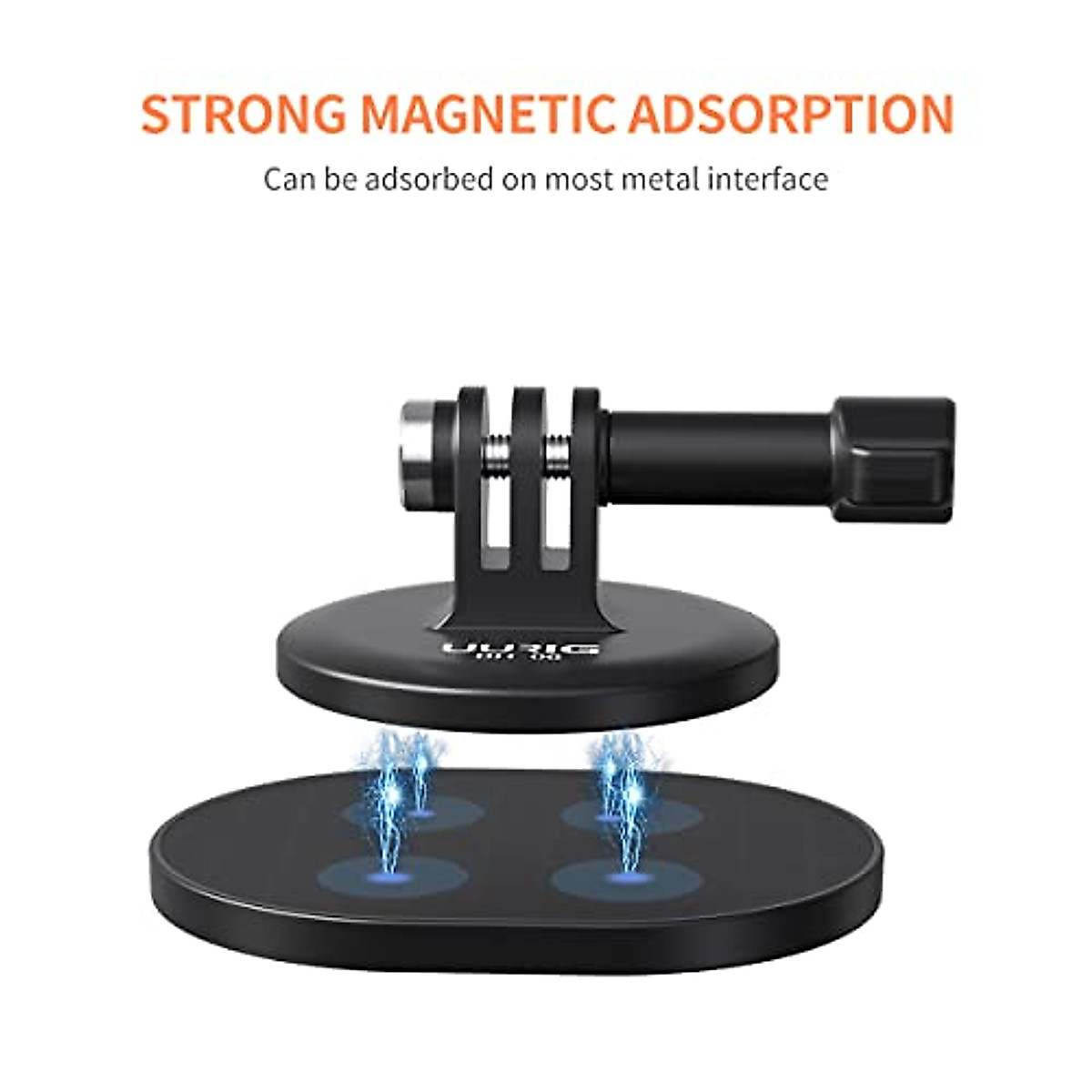 Magnetic Neck Selfie Holder, Action Camera Mount Quick Release Plate, Chest Shoulder Support Angle with Joint Mount, for Gopro Hero 5 6 7 8 9 10 Black AKASO DJI Action iPhone