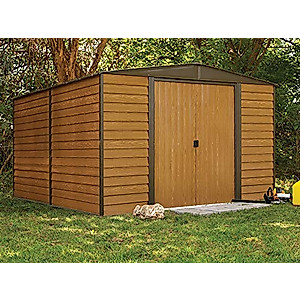 Arrow Shed WR1012 Woodridge EG Feet Steel Storage Shed, 10 ft. x 12 ft