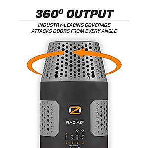 ScentLok OZ Radial EZ, Portable Ozone Generator for Odor Destruction (Black)