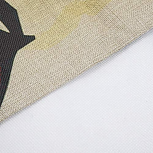 Throw Pillowcases,Independence Day USA Flag Camo Soft Square Pillow Case for Couch/Sofa/Bed/Car,4th of July Black Stars Stripe Cotton Linen Cushion Cover Home Decor 16x16In