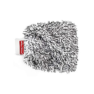 Maxshine Mixed Color White & Black Microfiber Wash Mitt for Car Detailing, Home Window Cleaning