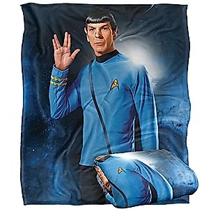 Star Trek Spock Officially Licensed Silky Touch Super Soft Throw Blanket 50" x 60"